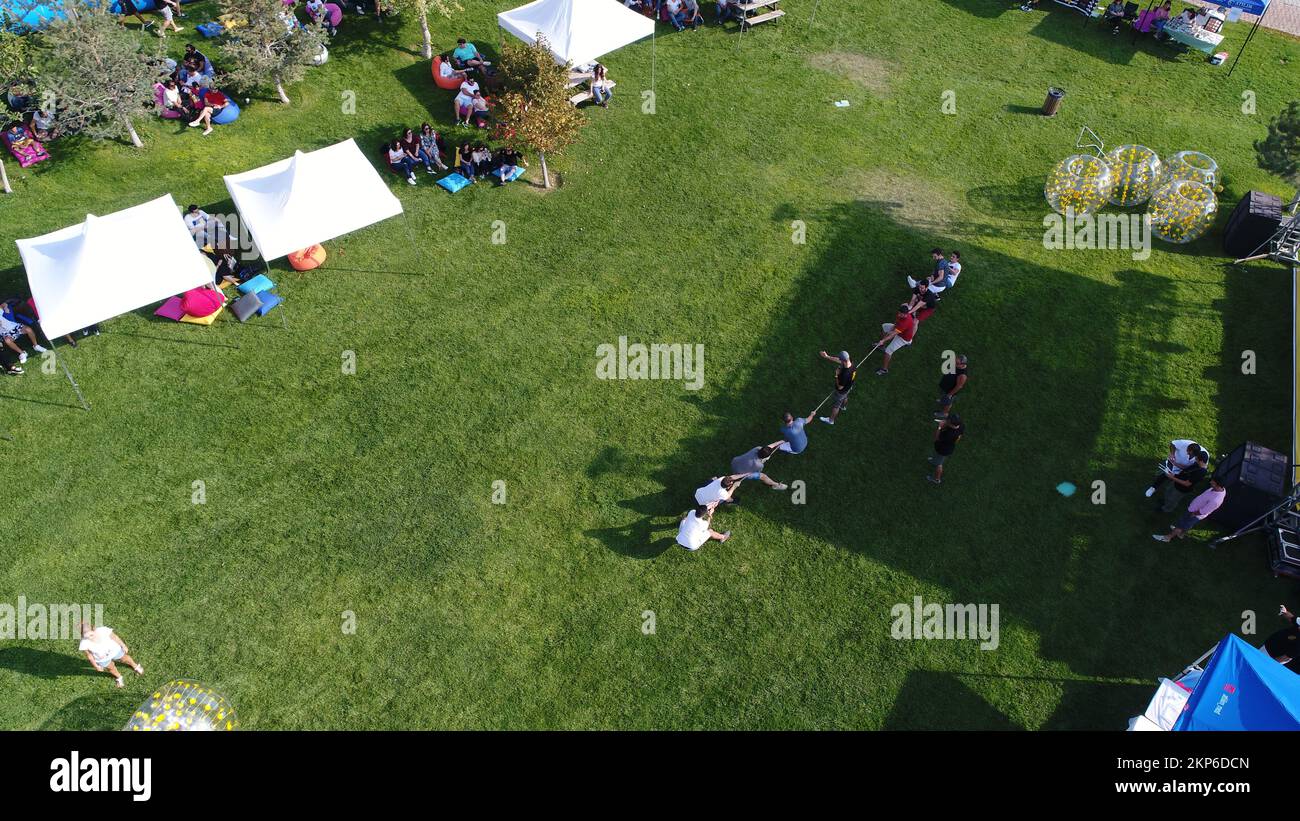 Outdoor concert drone hi-res stock photography and images - Alamy