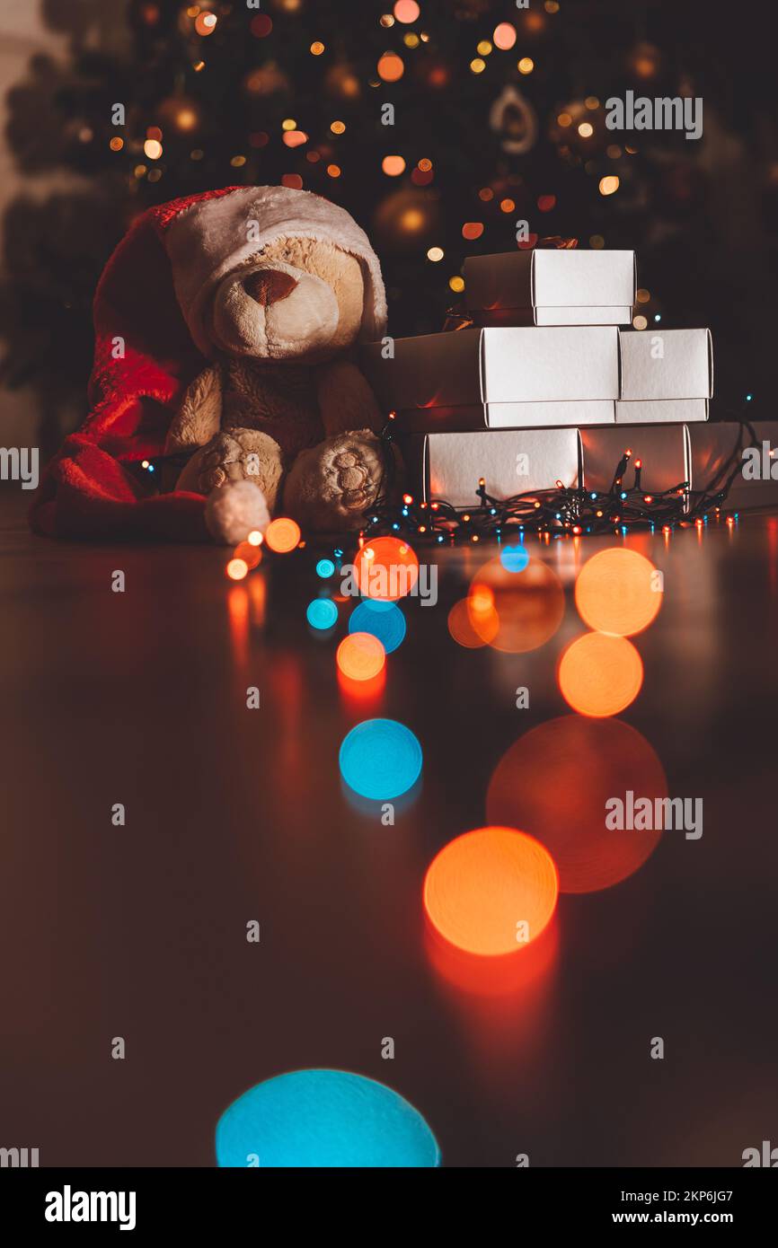 Cute Christmas Decorations Stock Photo - Alamy