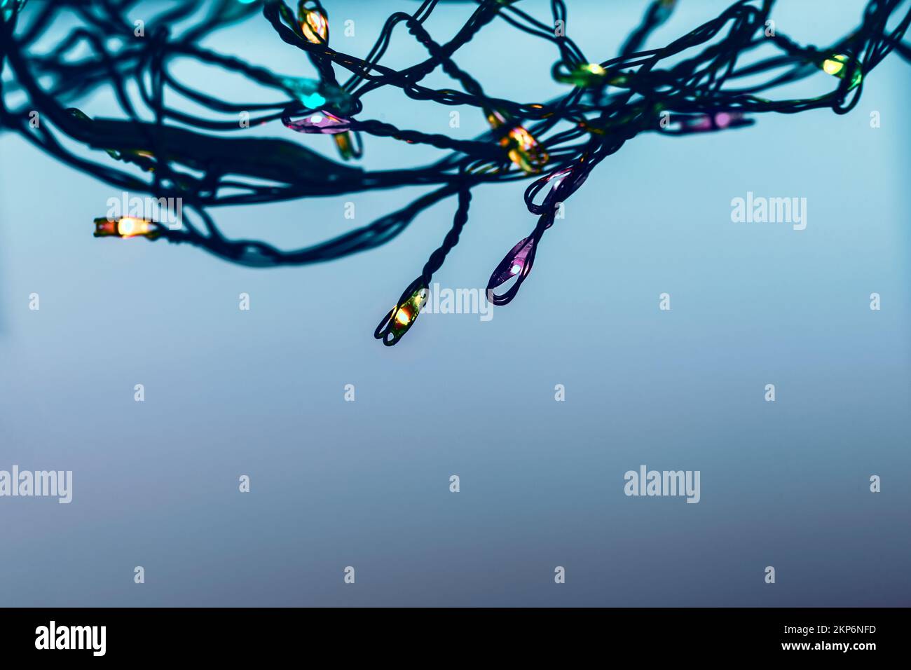 Festive Garland Border Stock Photo - Alamy