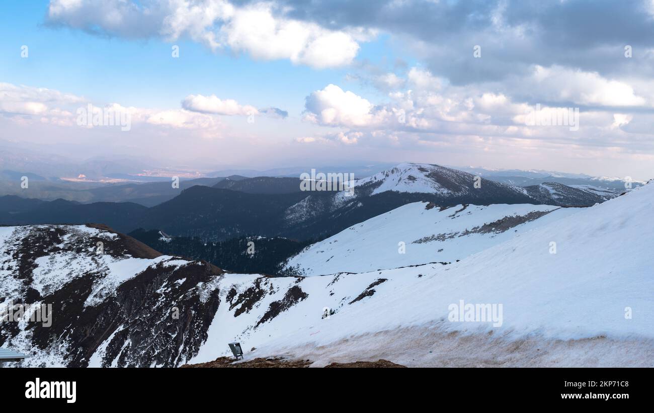 Travel in China, Beautiful landscape view of Blue Moon Valley Shika ...