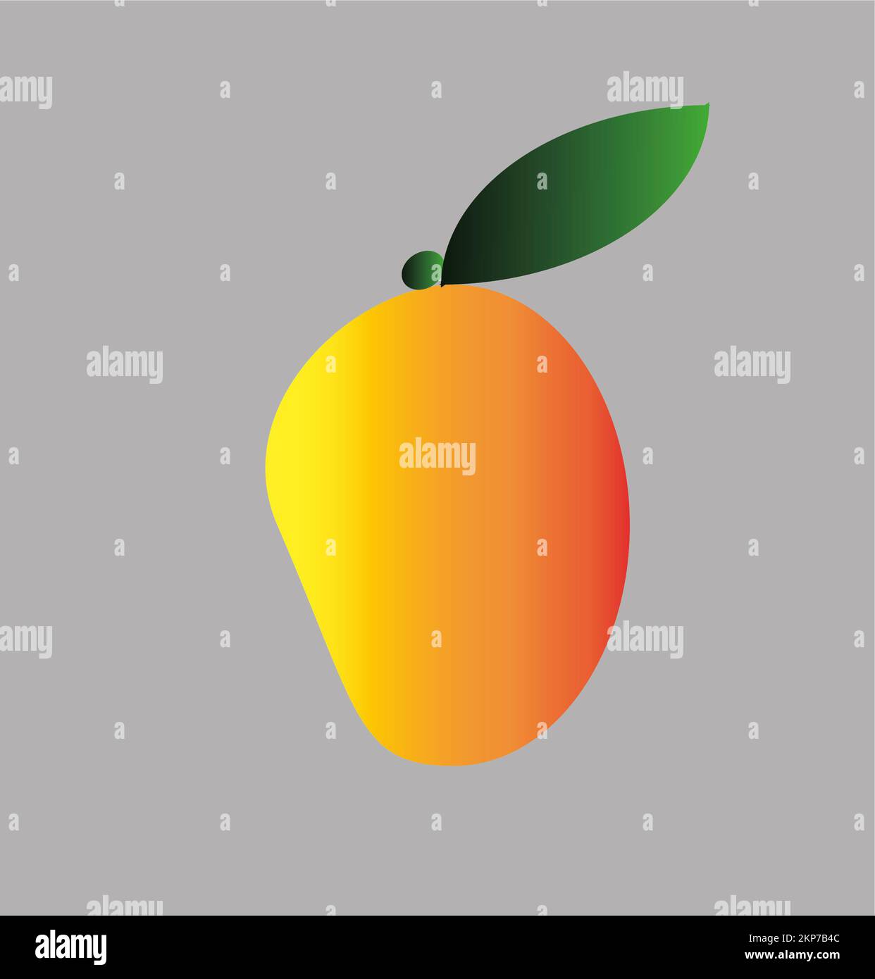 Mango Illustration - Fresh fruits and vegetables illustration - Art and ...