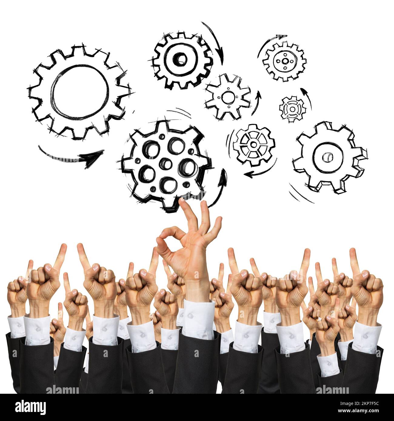 Business and teamwork concept Stock Photo - Alamy