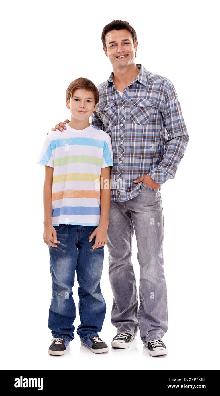 Fathers Are Allowed To Be Proud Of Their Sons Full Length Portrait Of