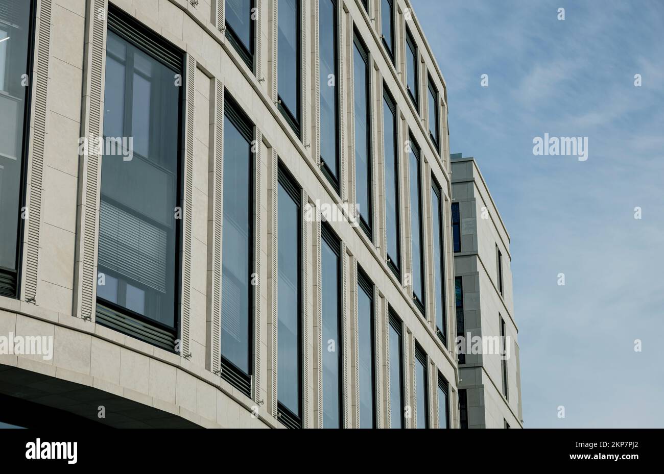 modern architecture in the city downtown. new residential skyscraper ...