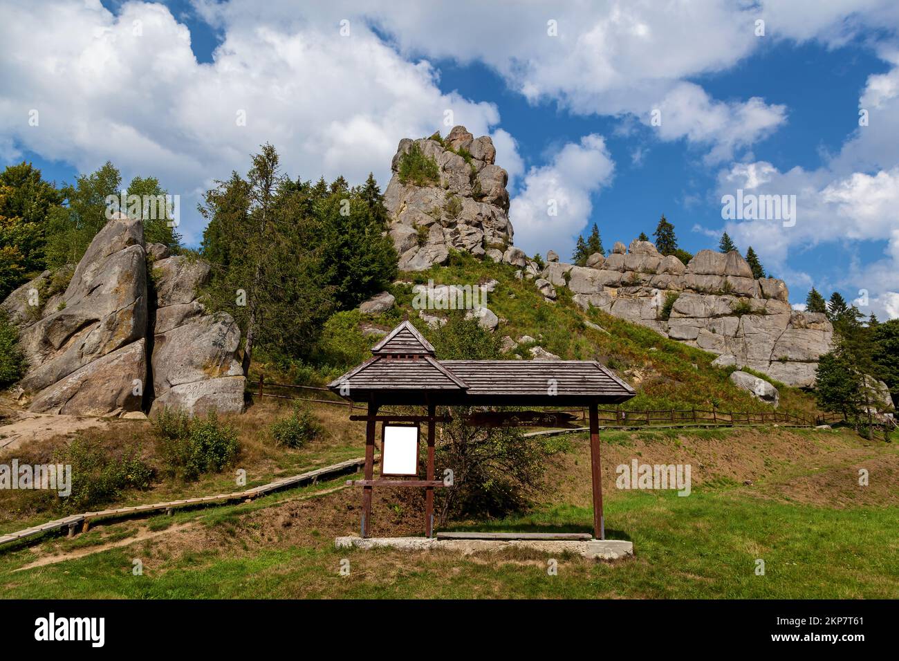 The remains of the old fortress, a unique monument of history ...