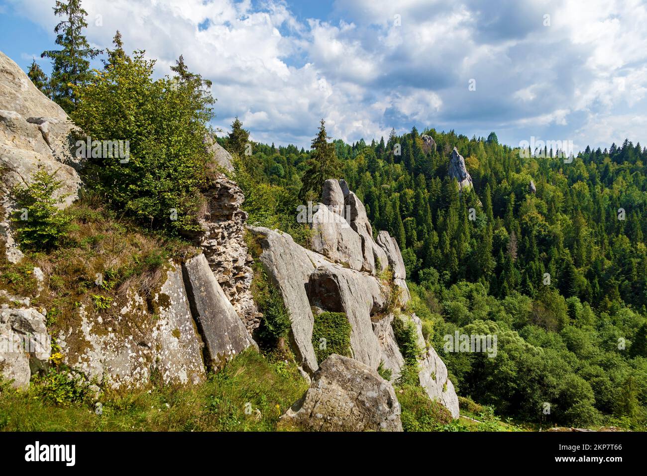 The remains of the old fortress, a unique monument of history ...