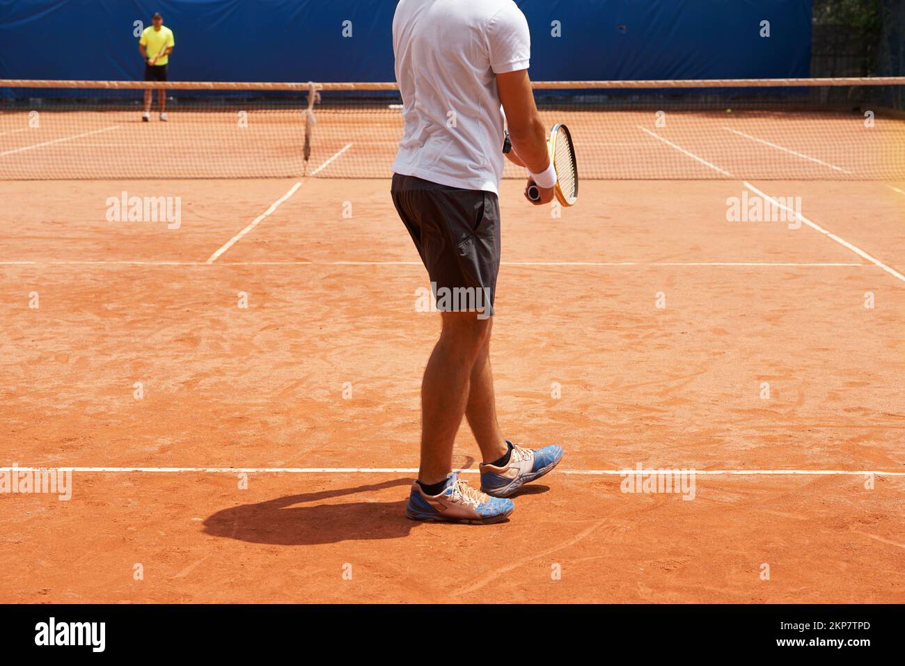 Their friends and great rivals on the court. Two male tennis players on ...