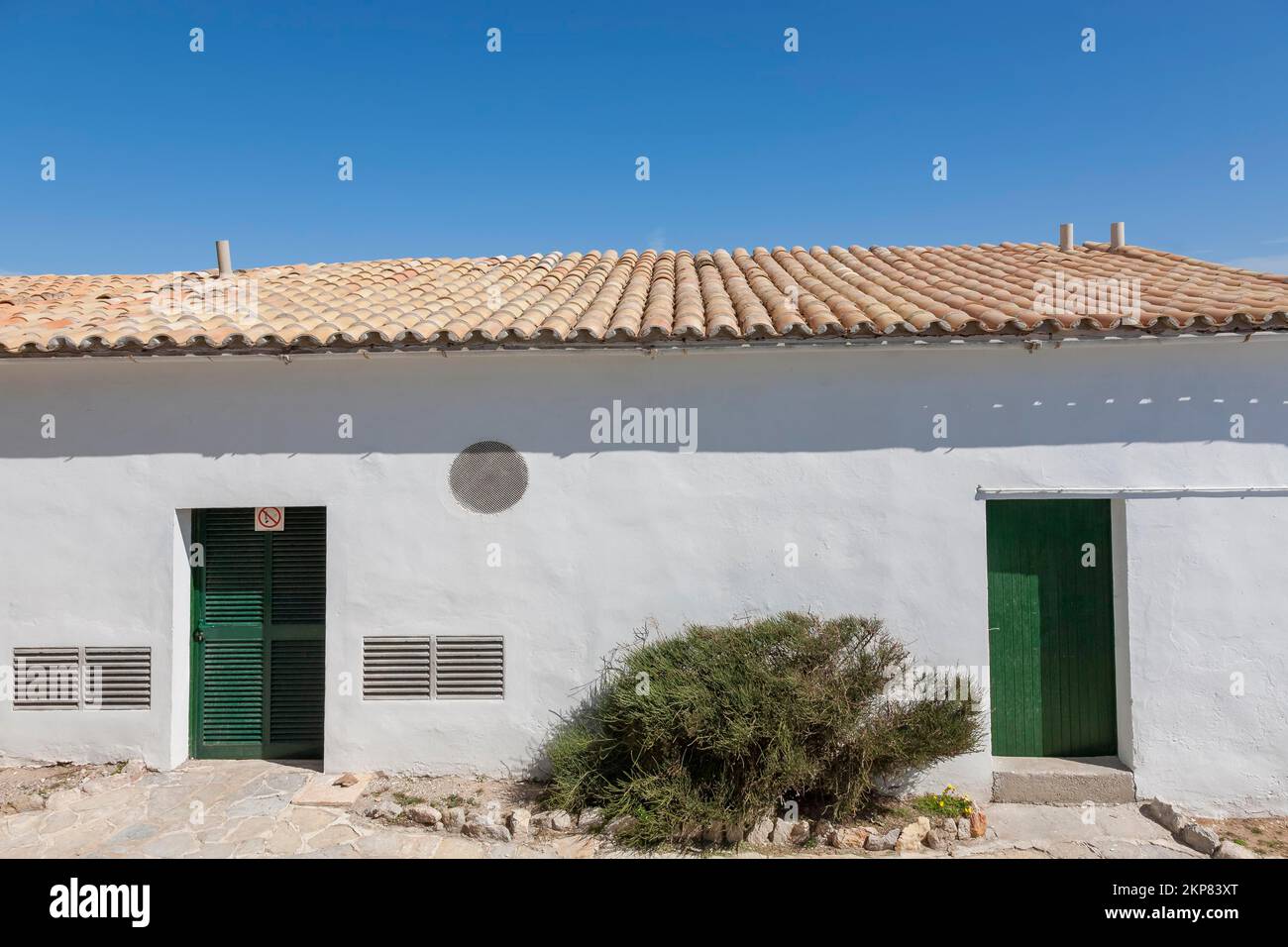 Lighthouse keeper's house at Cap Formentor lighthouse, Majorca ...