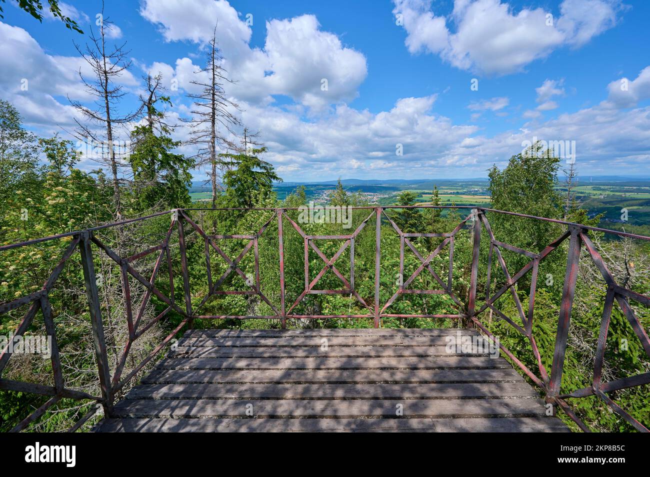 Viewing platform, spring, Kaiserfelsen, Luisenburg rock labyrinth ...