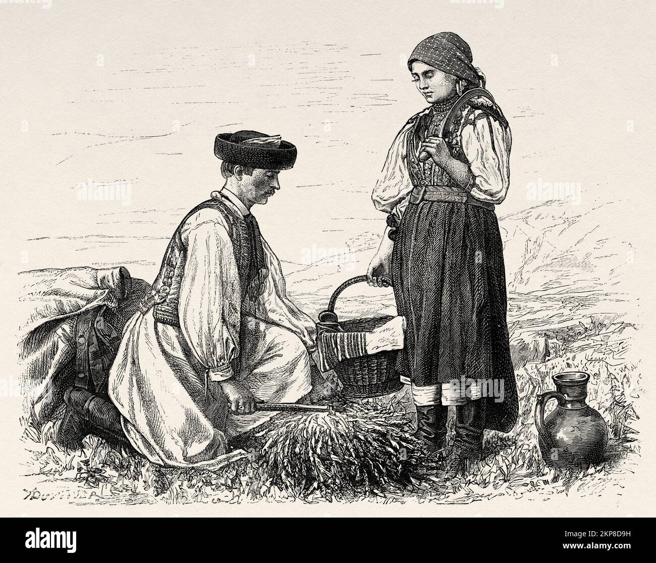 Farmers in the Kalota valley, Romania. Europe. Travel to the mining ...