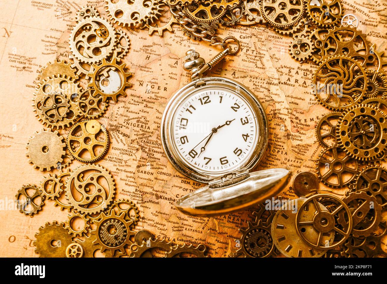 Pocket Watch Gears Wallpaper