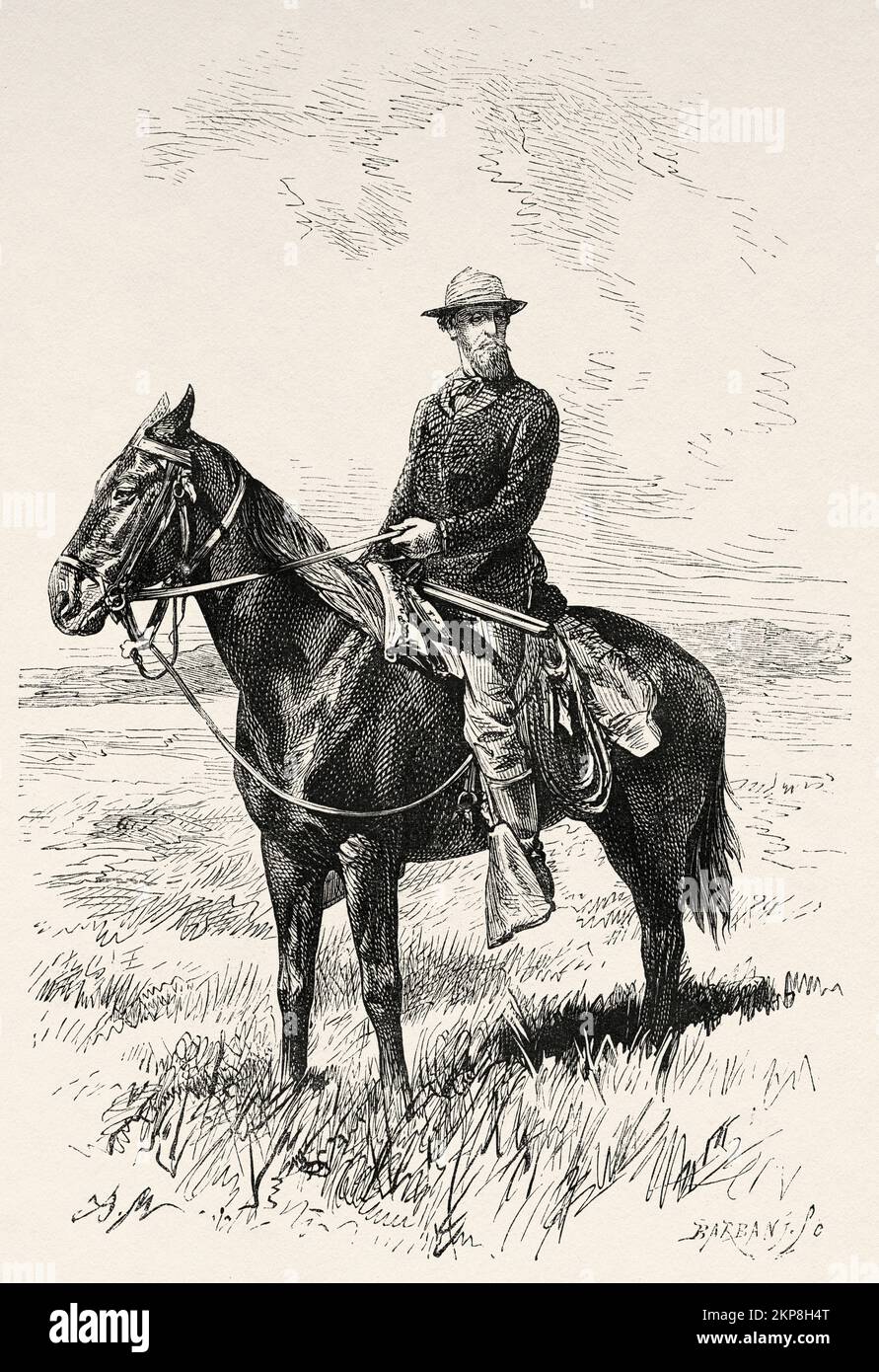 The courier of the geological mission. Yellowstone National Park ...