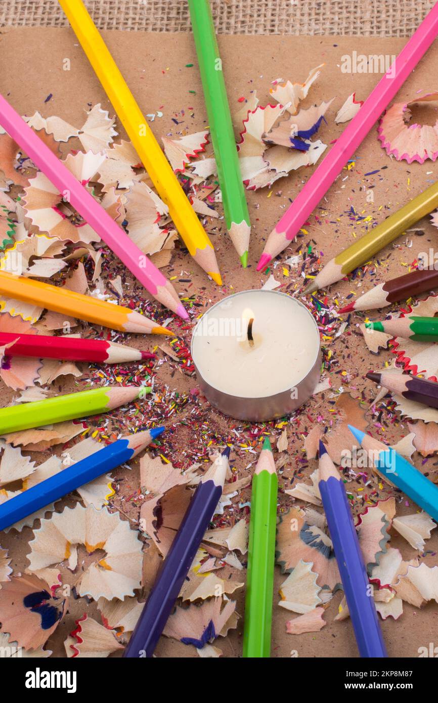 Candle and stick hi-res stock photography and images - Alamy