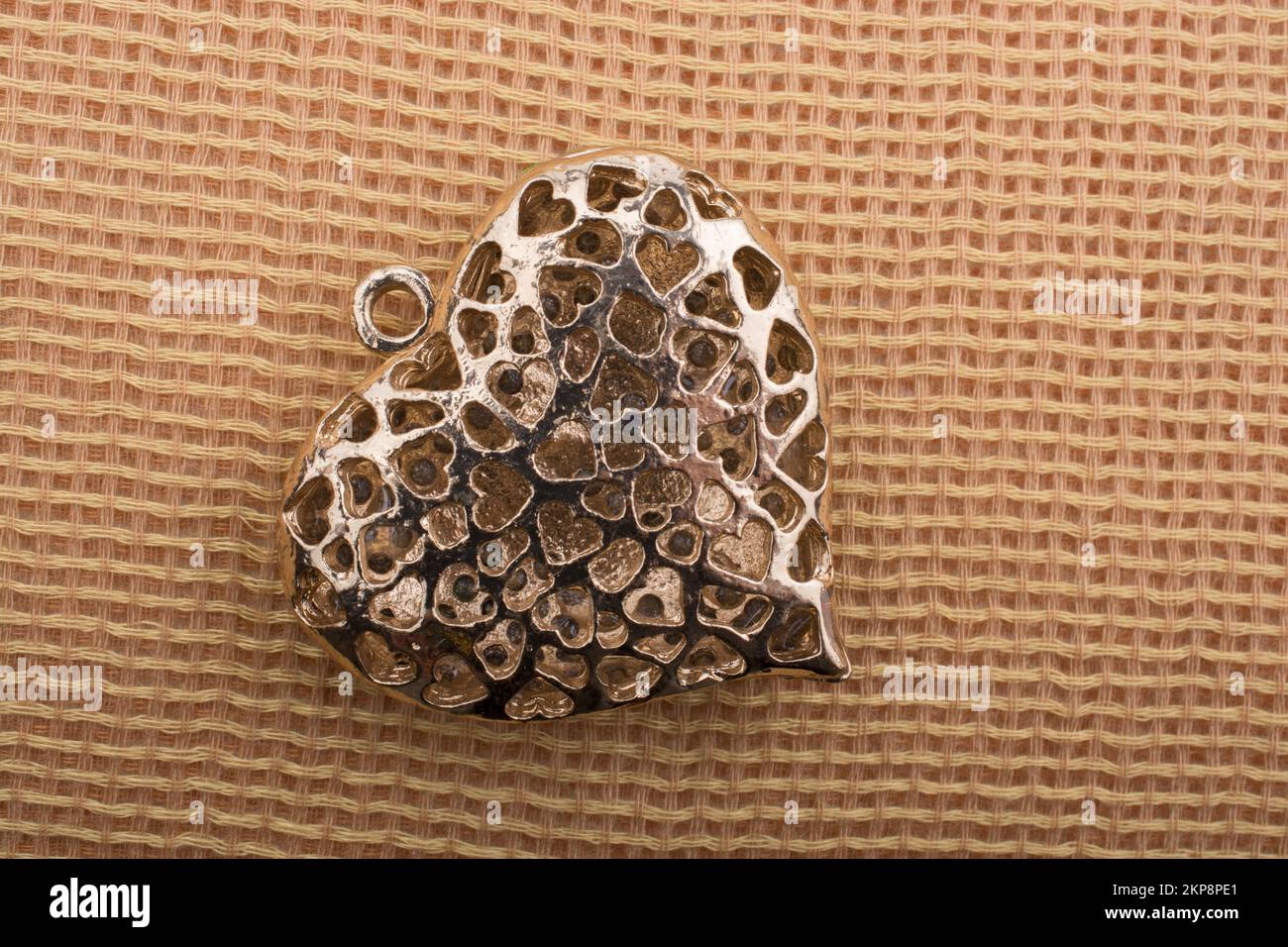 Colorful decorative objects in the shape of a heart Stock Photo - Alamy