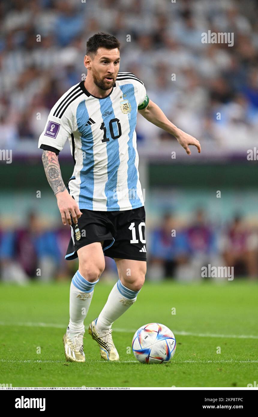 Lionel Messi (10) of Argentina during the FIFA World Cup Qatar 2022 ...
