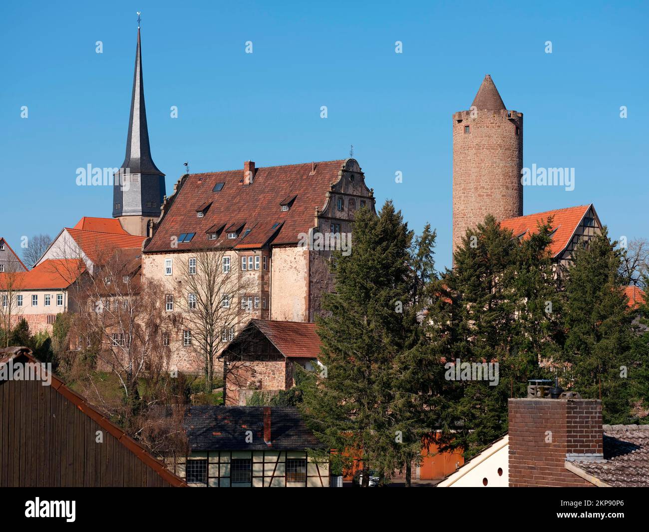 Hinterburg with Hinterturm is one of 5 castles in the town of Schlitz ...