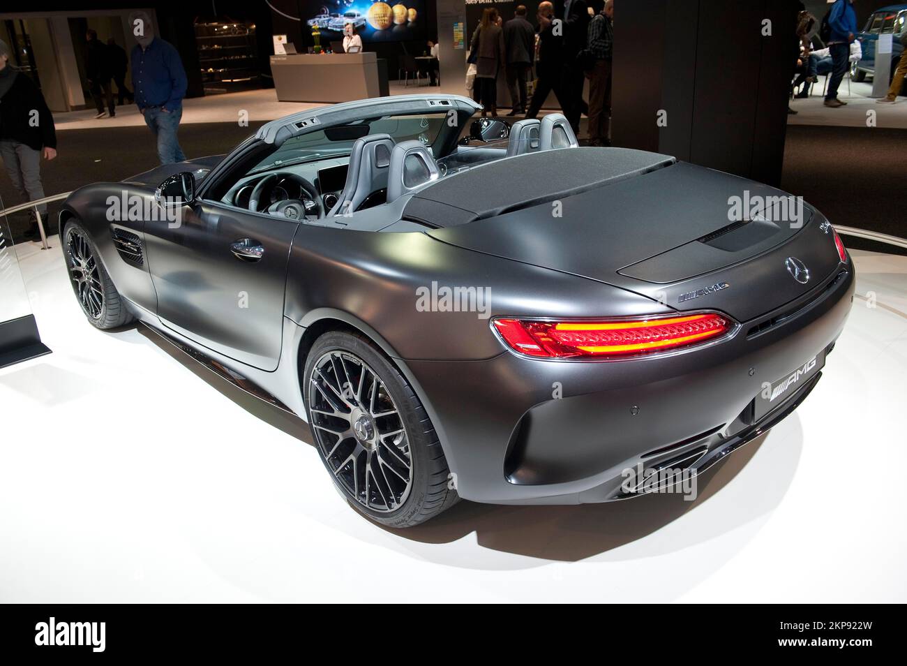 Sports car Mercedes Benz AMG GT 5.0 cabriolet Roadster, Techno Classica ...