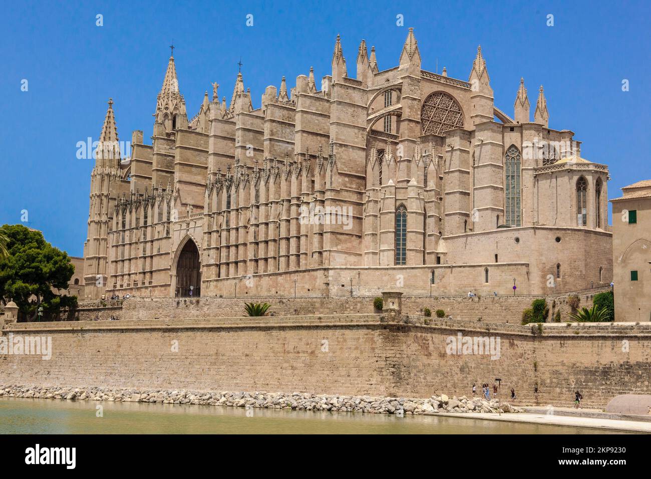 Cathedral of Saint Mary La Seu in Gothic architectural style Gothic ...
