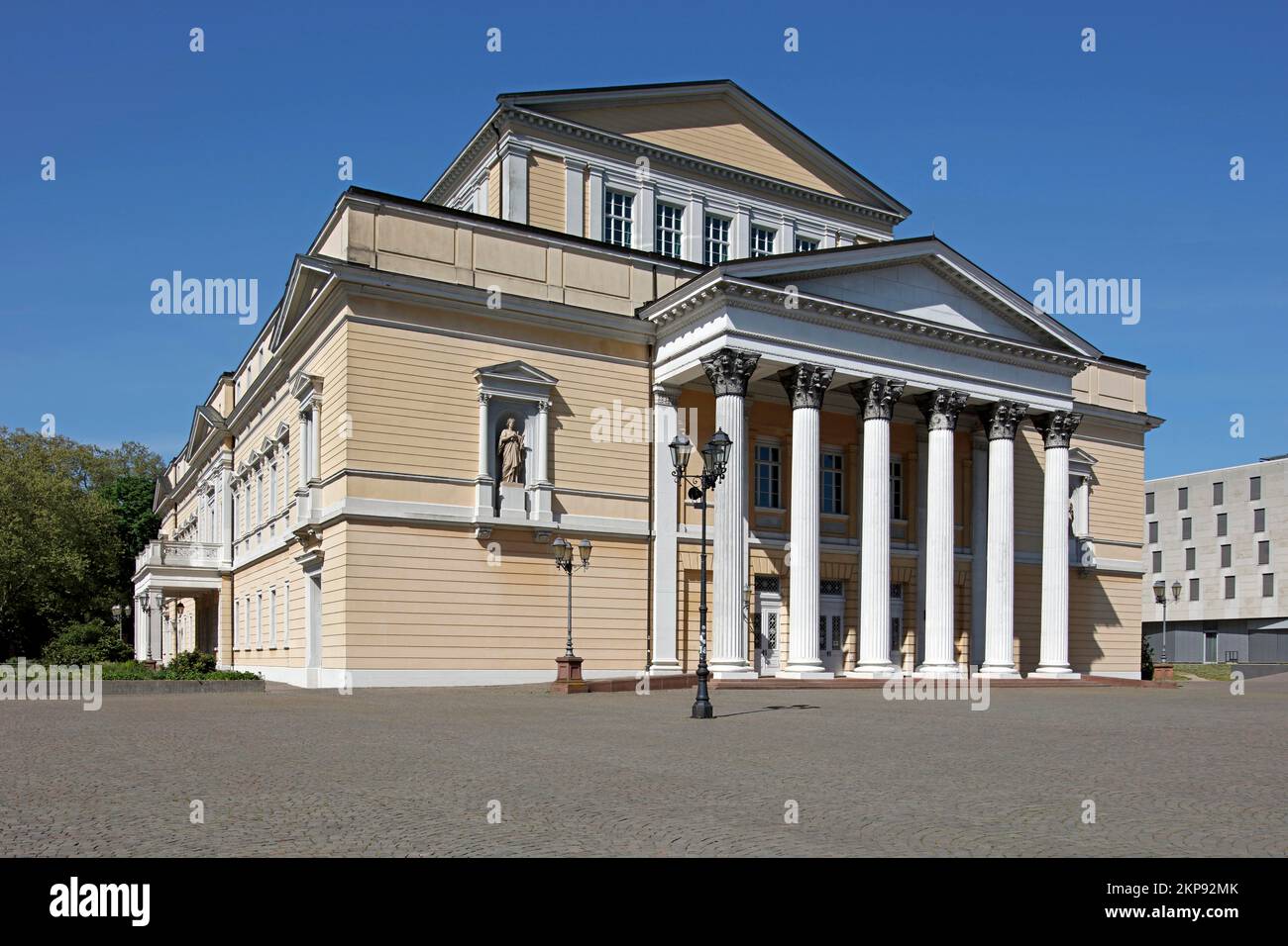 Hessian State Archives Darmstadt, former Court and State Theatre, built ...