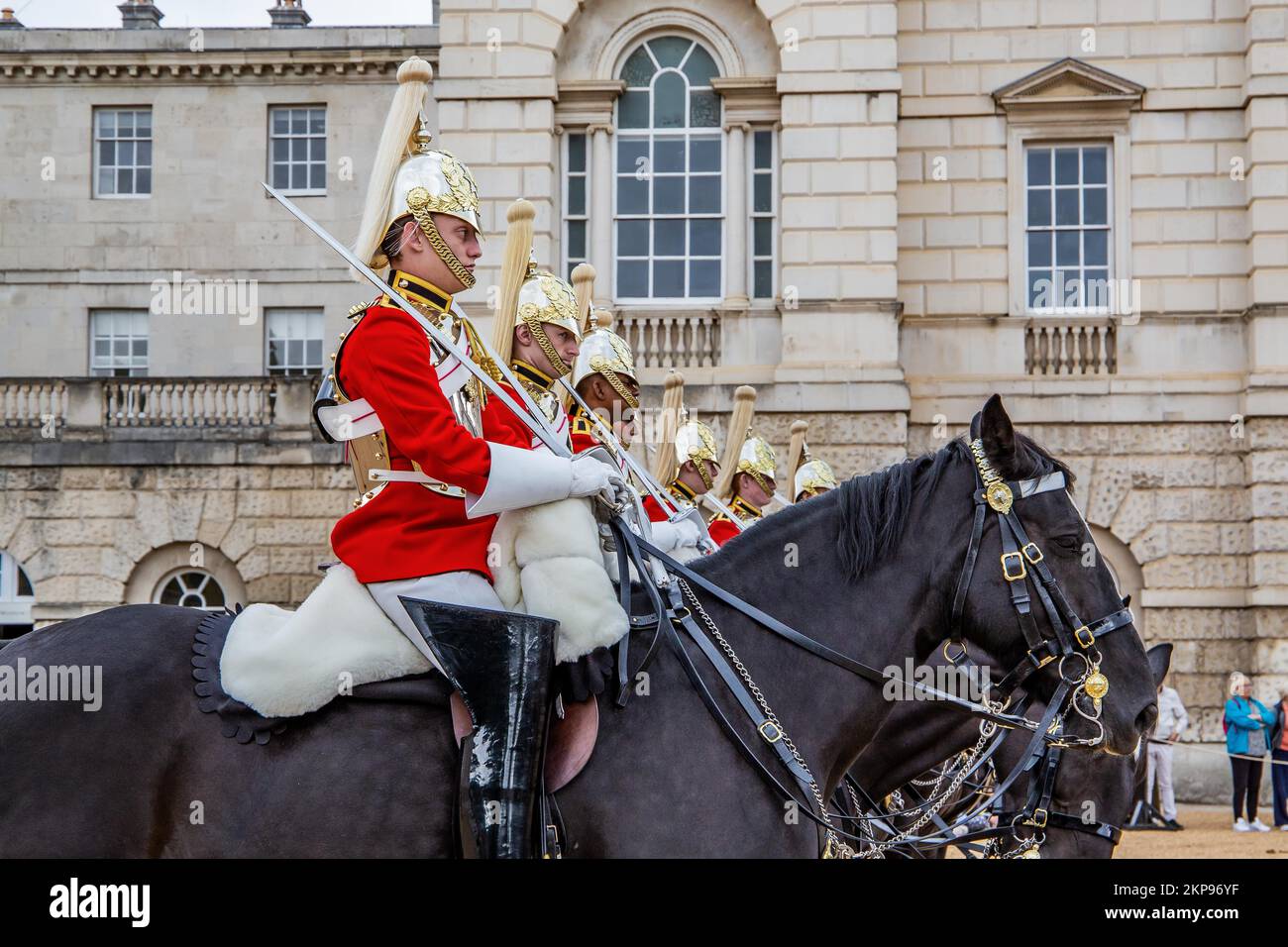 Changing of the Royal Horse Guards at Whitehall, London, City of London ...