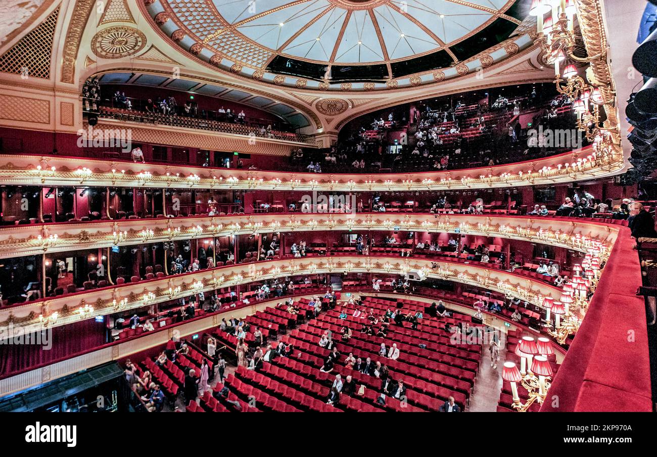 Auditorium of the Royal Opera House Covent Garden, London, City of ...
