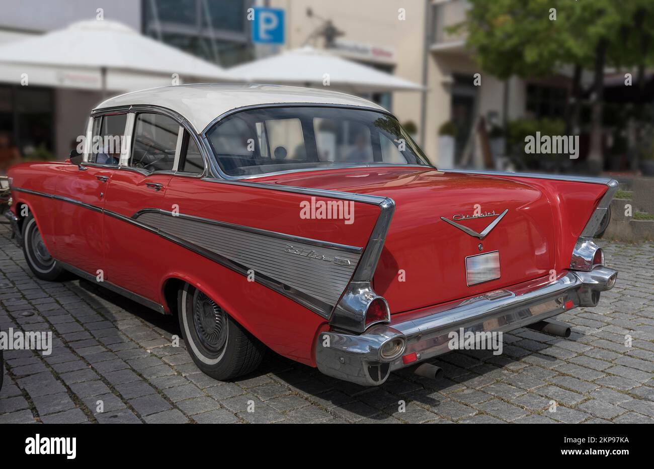 Chevrolet Belair, American classic car, built 1953 to 1975, Bavaria ...