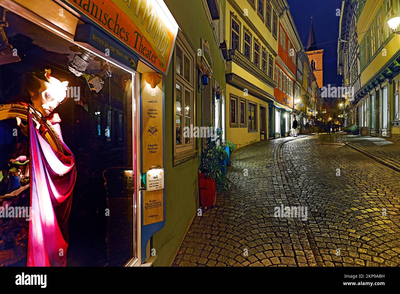 Mechanical Theatre with half-timbered houses of the Krämerbrücke and ...