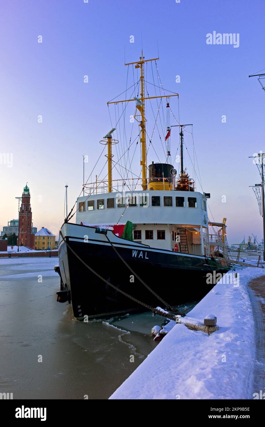 Steam icebreaker Whale, Bremerhaven, Germany, Europe Stock Photo - Alamy