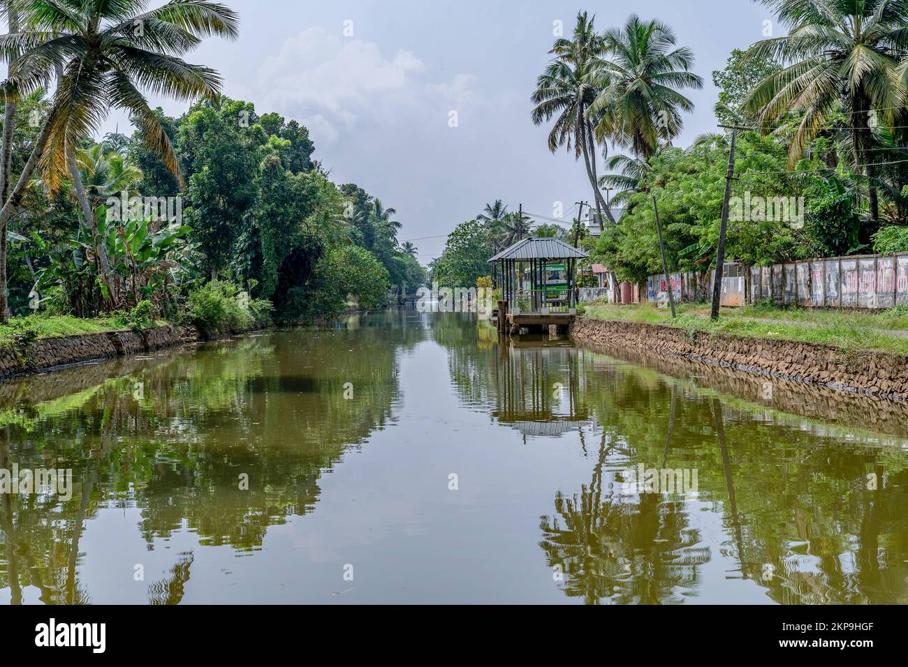 Alleppey, India. 26th Nov, 2022. View of a canal in Alleppey during the ...