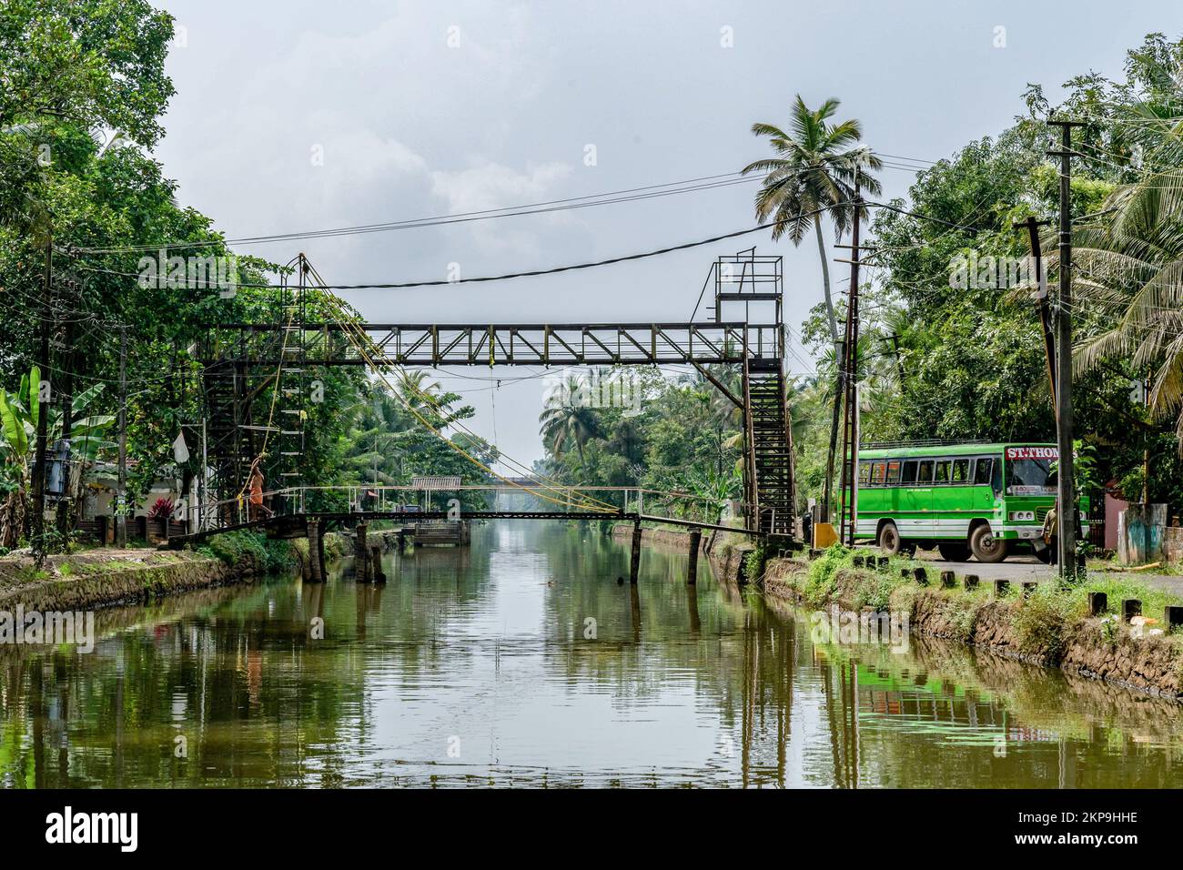 Alleppey, India. 26th Nov, 2022. View of a bridge in Alleppey during ...