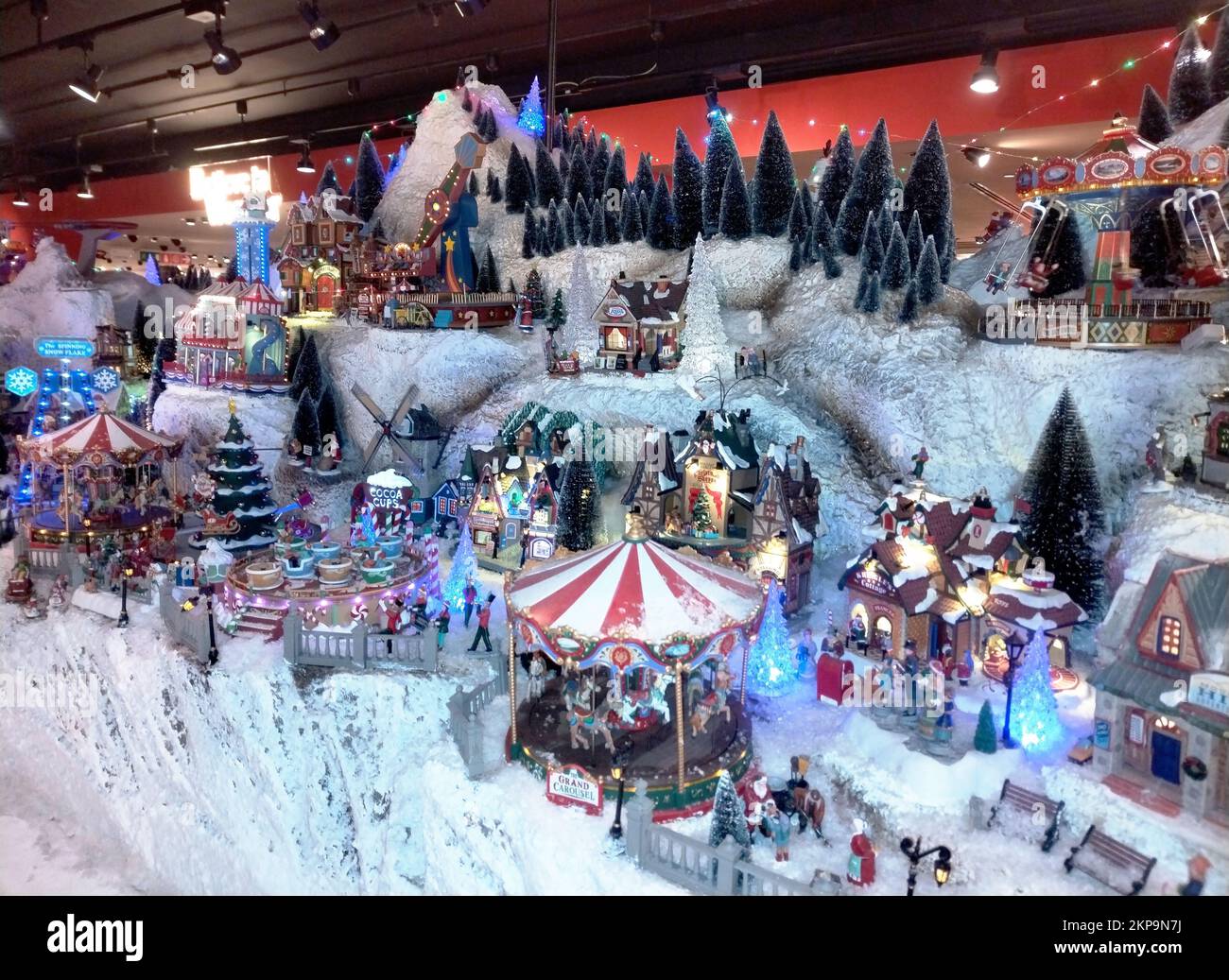 Milan, Italy - November 26, 2022: Toys, model houses and Christmas ...