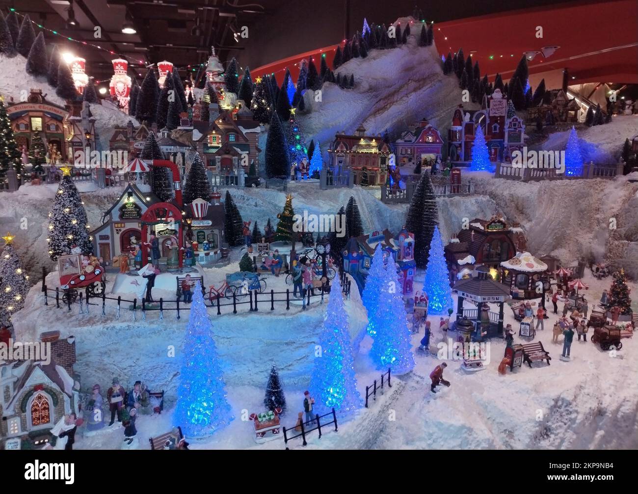 Milan, Italy - November 26, 2022: Toys, model houses and Christmas ...