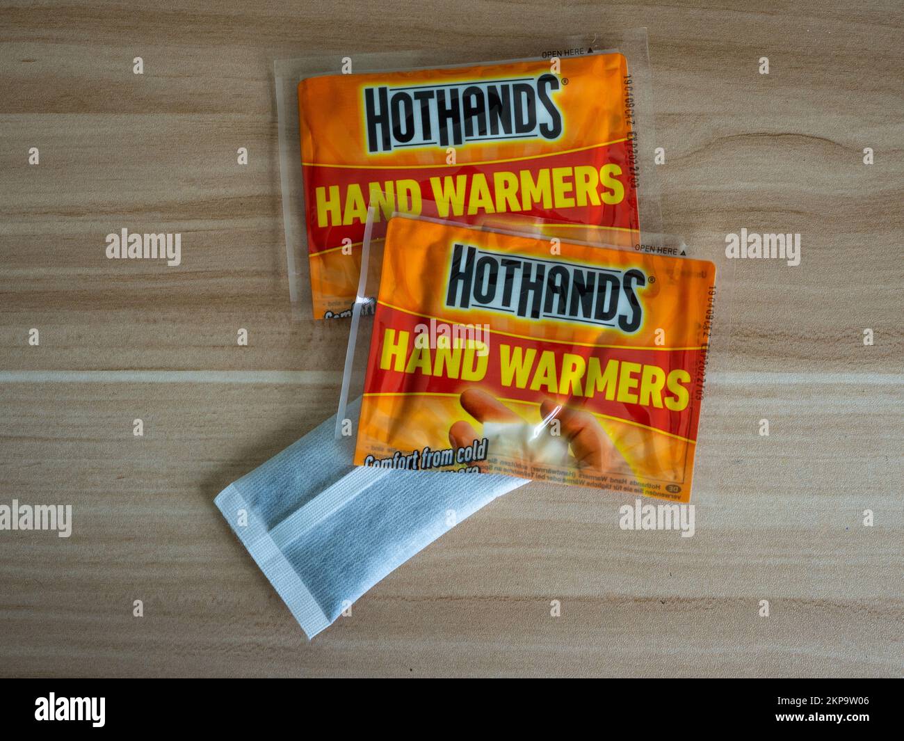 Hot Hands air activated hand warmers for use during cold weather ...