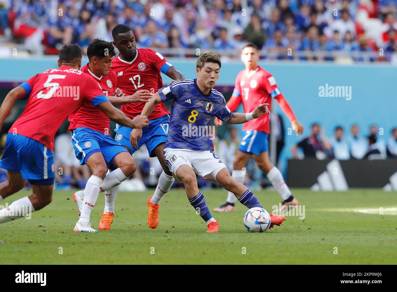 Al Rayyan, Qatar. 27th Nov, 2022. Ritsu Doan (JPN) Football/Soccer : FIFA World Cup 2022 Group ...