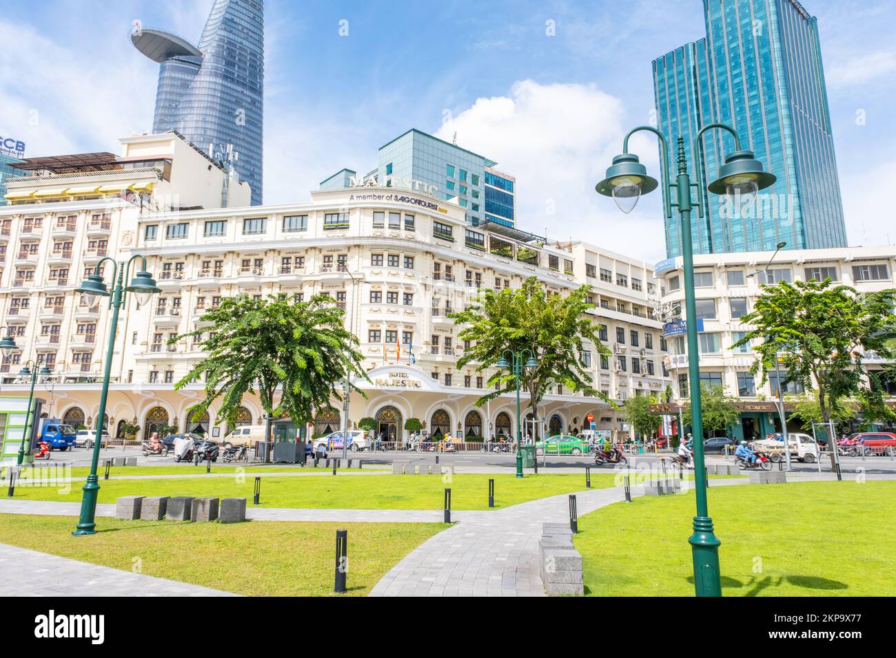 Ho Chi Minh, Vietnam - October 3, 2022: Ho Chi Minh city view with ...