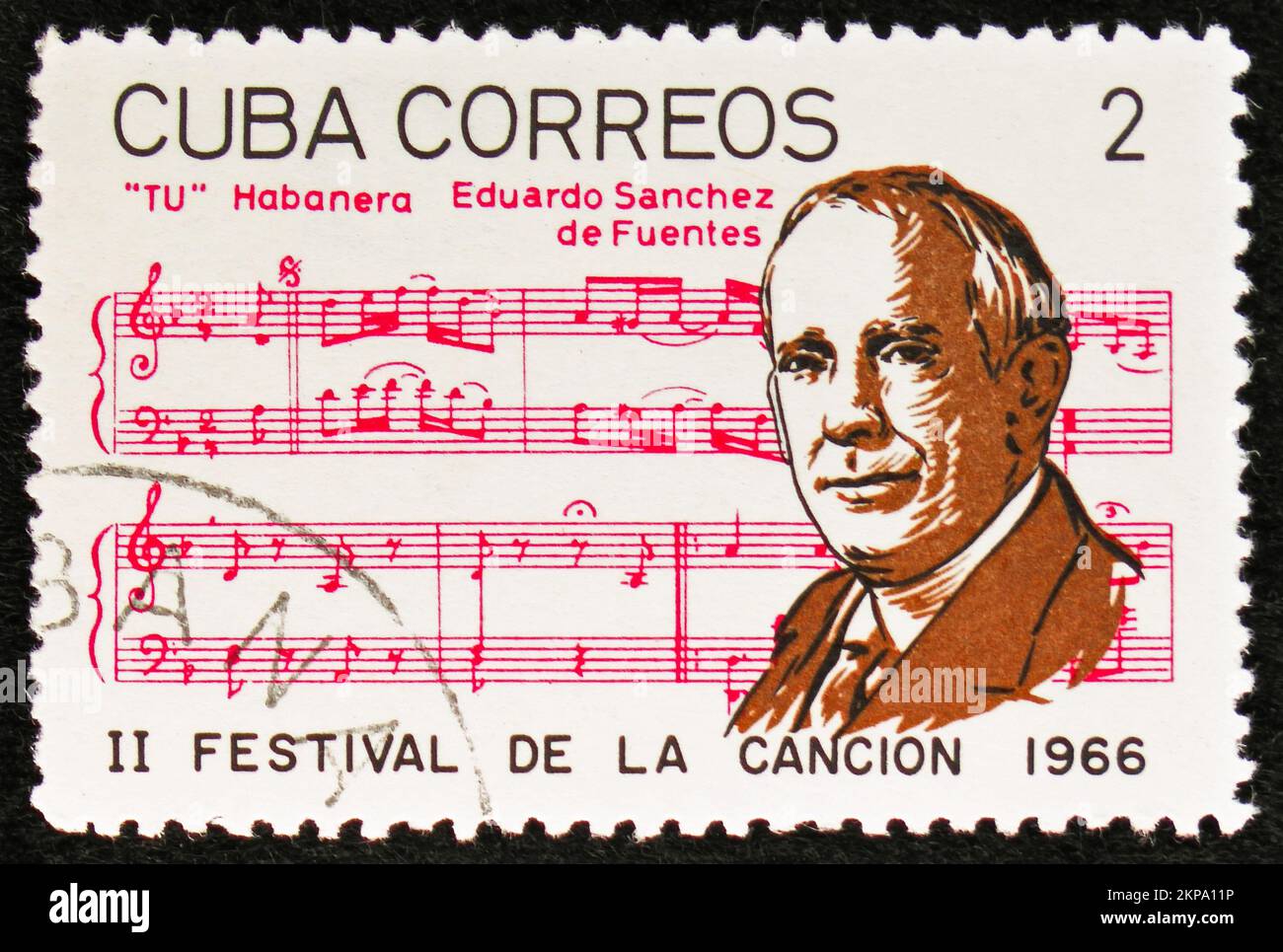 MOSCOW, RUSSIA - OCTOBER 29, 2022: Postage stamp printed in Cuba shows ...