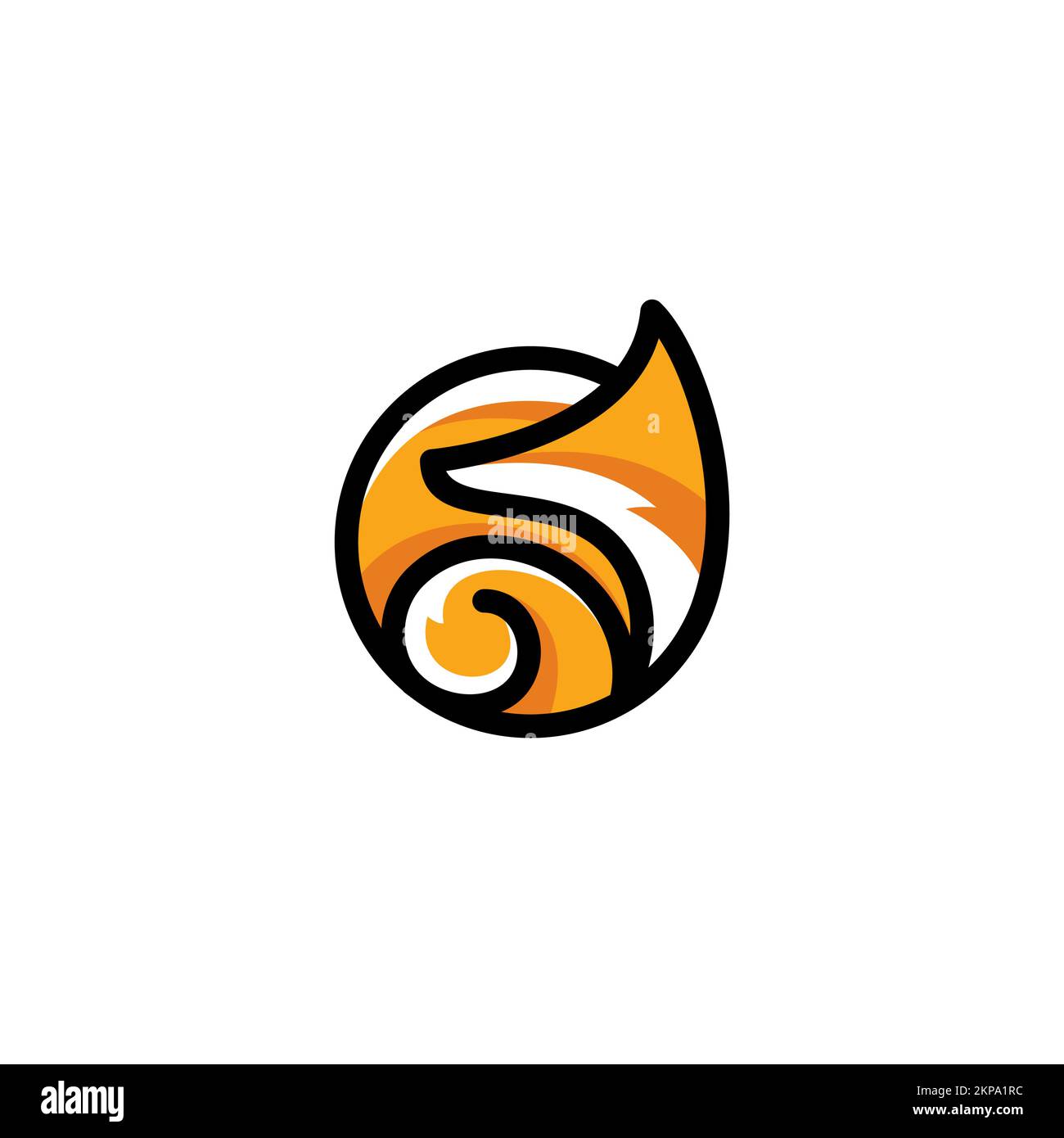 Fox Vector Fox Logo. Abstract Fox Design Stock Vector Image & Art - Alamy