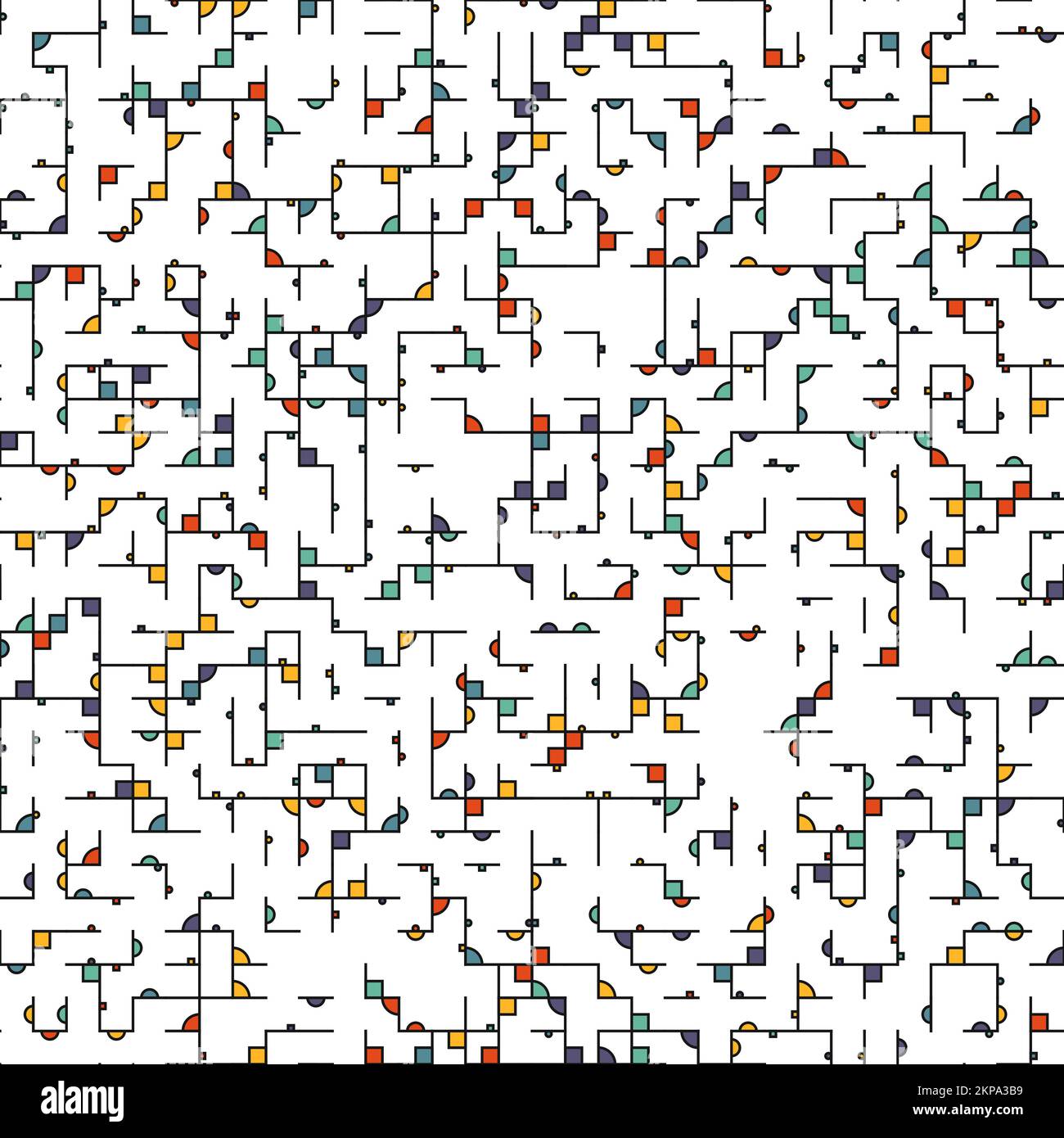 Decorative diagrame color geometric background illustration Stock ...