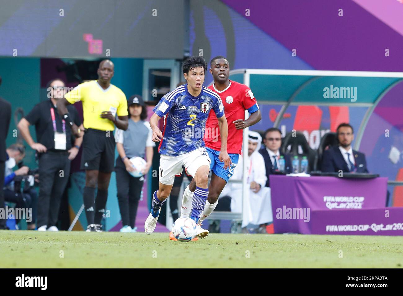 Al Rayyan, Qatar. 27th Nov, 2022. Miki Yamane (JPN) Football/Soccer : FIFA World Cup 2022 Group ...