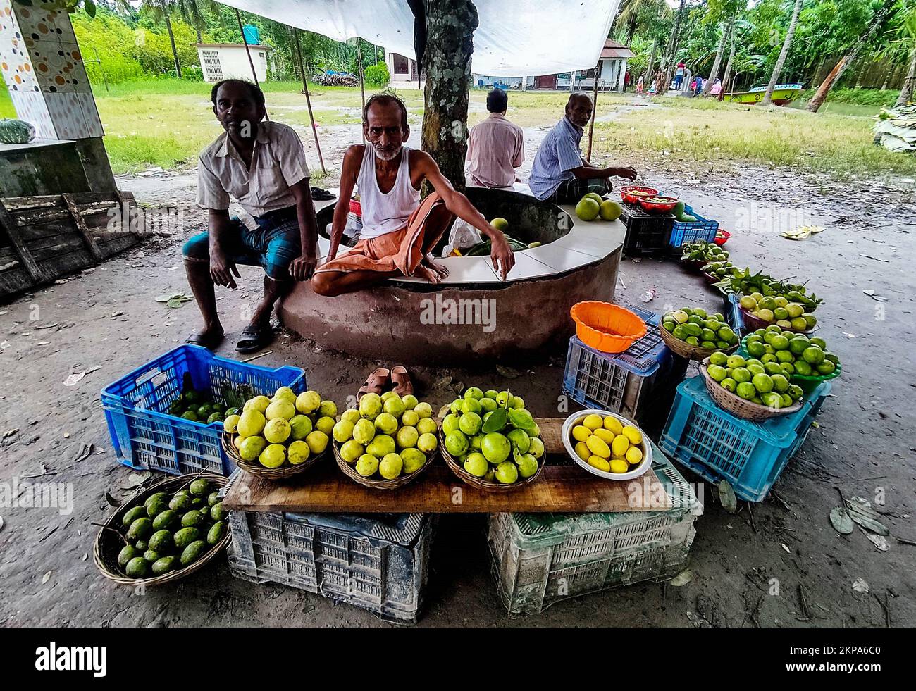 Bangladesh floating guava market hi-res stock photography and images ...