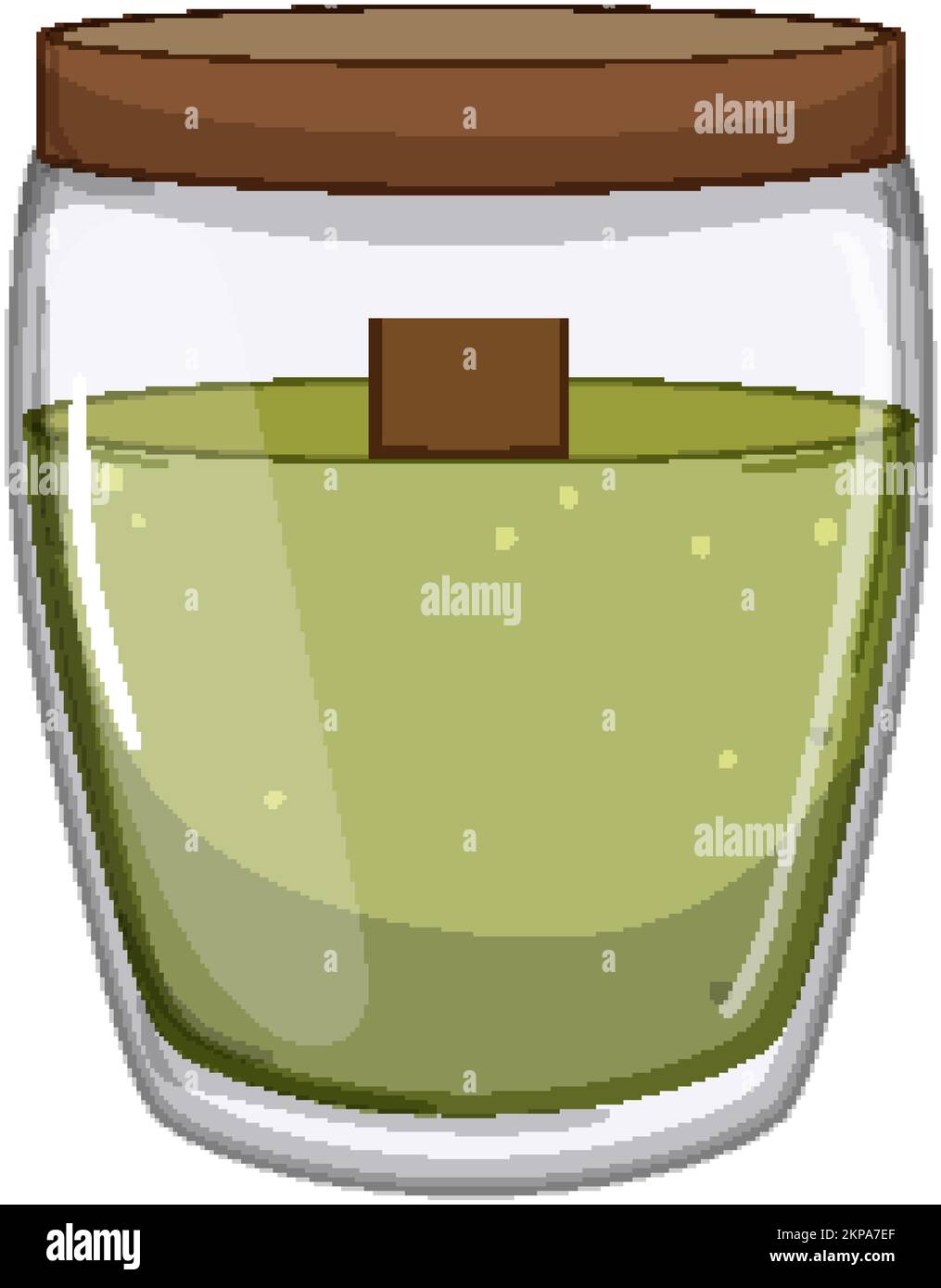 aromatic scented candle cartoon vector illustration Stock Vector Image ...