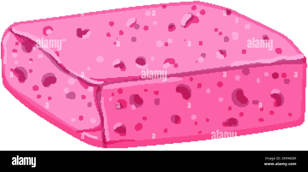 bath sponge kitchen cartoon vector illustration Stock Vector Image ...