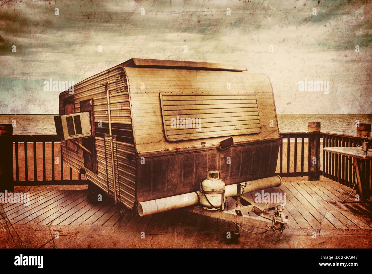 1970s camping trailer hi-res stock photography and images - Alamy