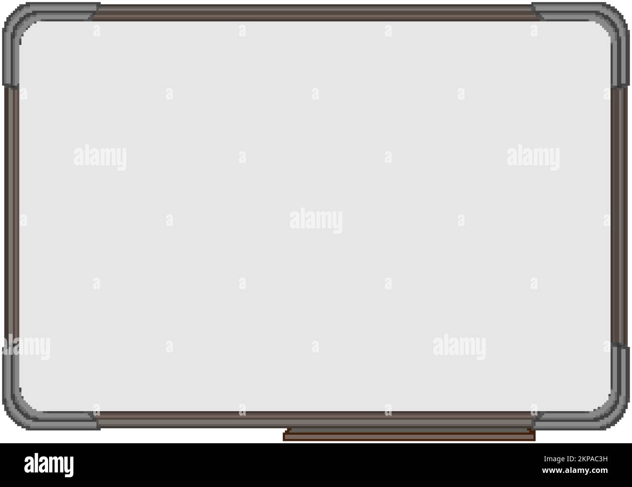 blank whiteboard school cartoon vector illustration Stock Vector Image ...