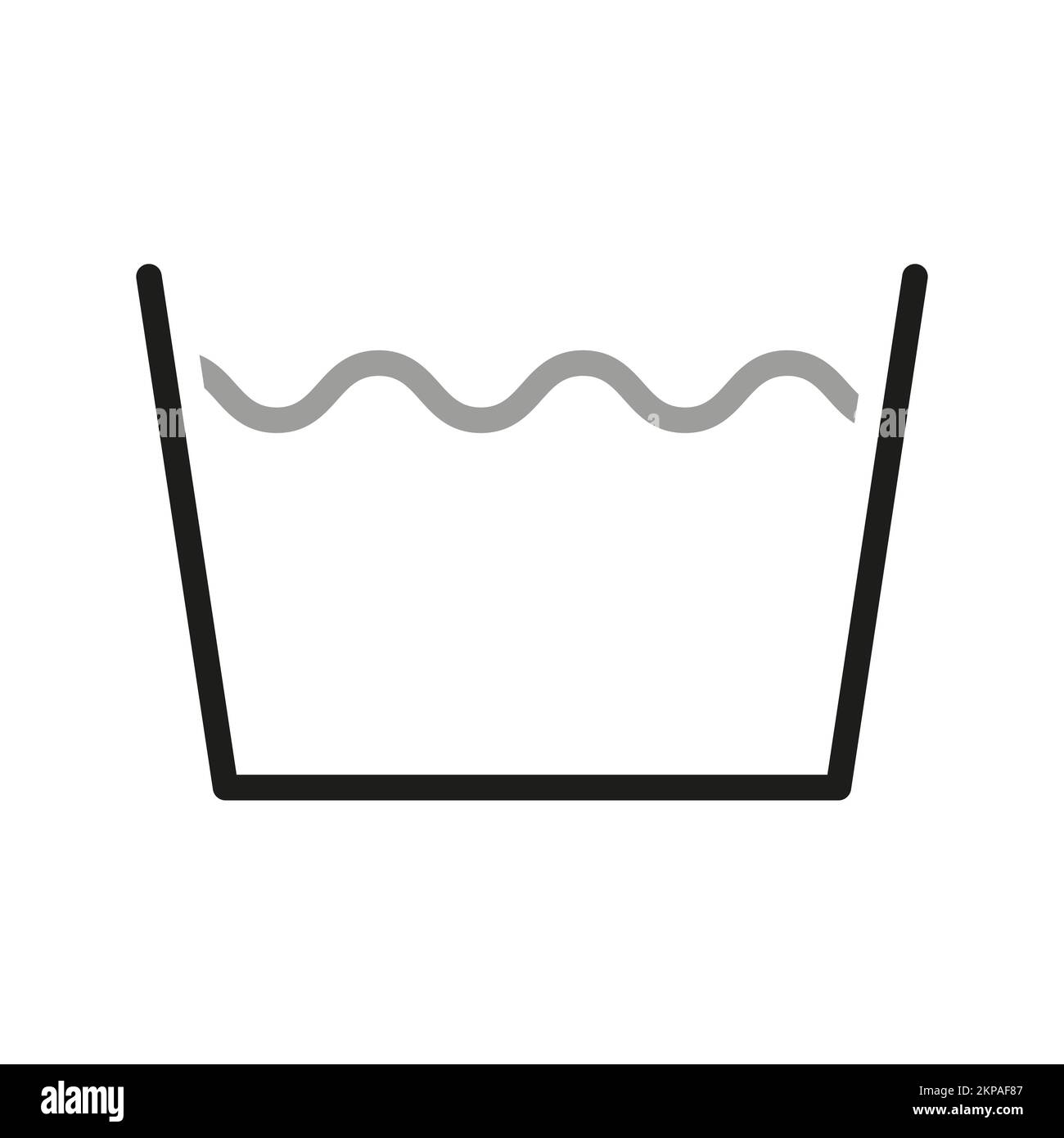 Washing instructions label Stock Vector Images - Alamy