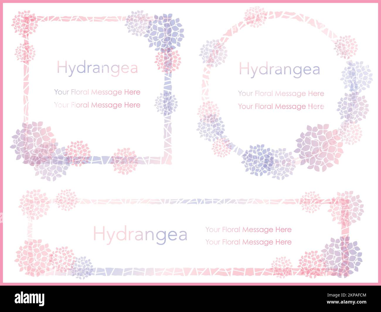 Hydrangea vector vectors hi-res stock photography and images - Alamy