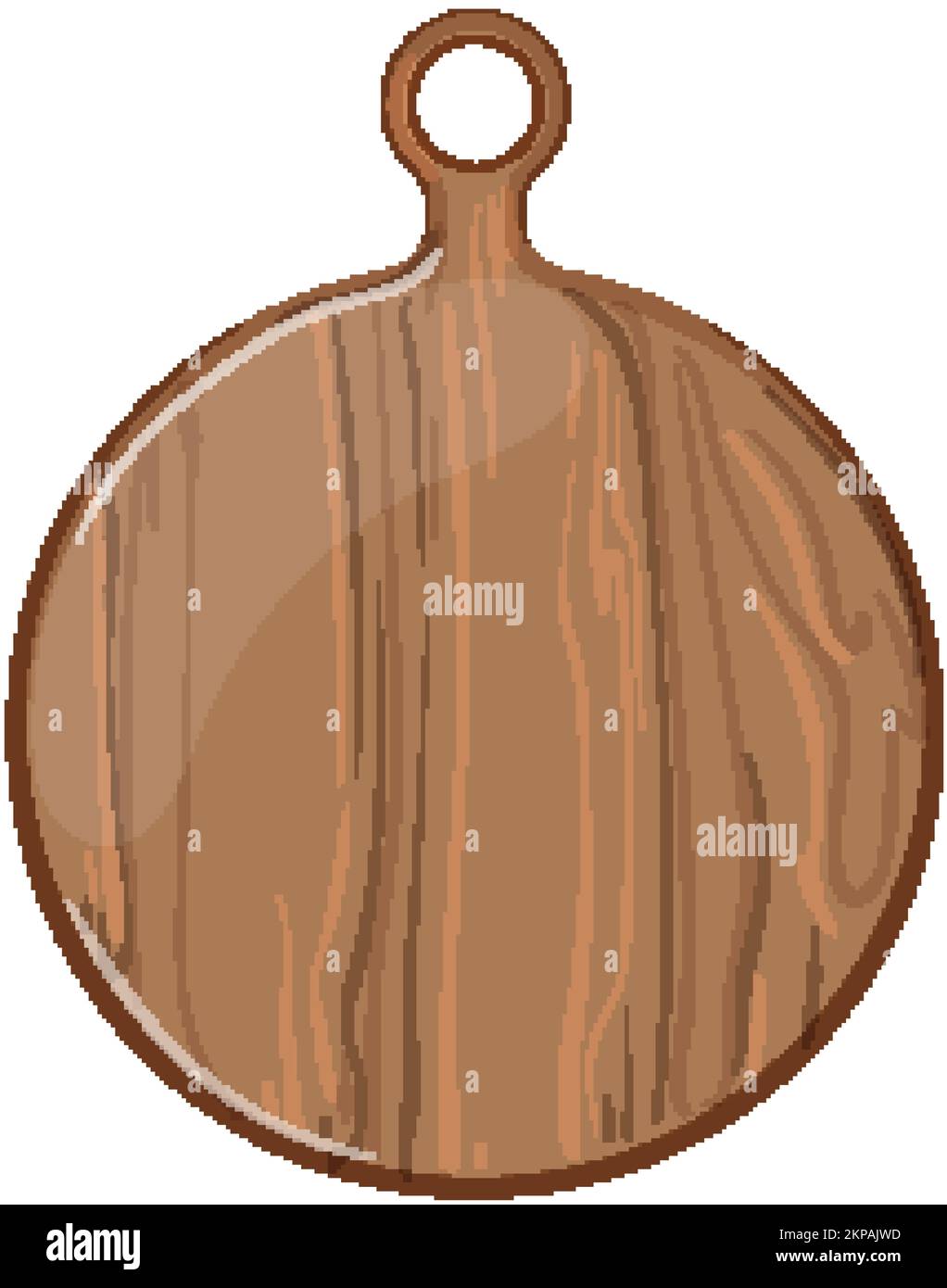 empty wooden pizza board cartoon vector illustration Stock Vector Image ...