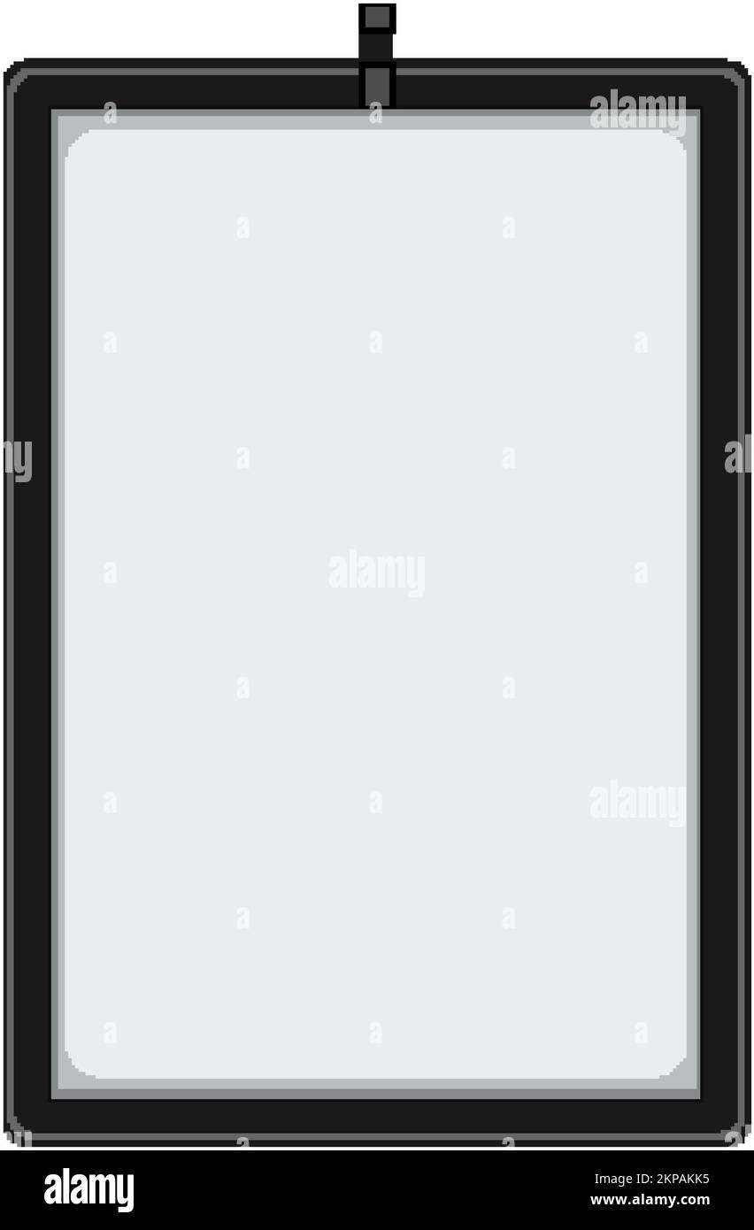 frame whiteboard school cartoon vector illustration Stock Vector Image ...