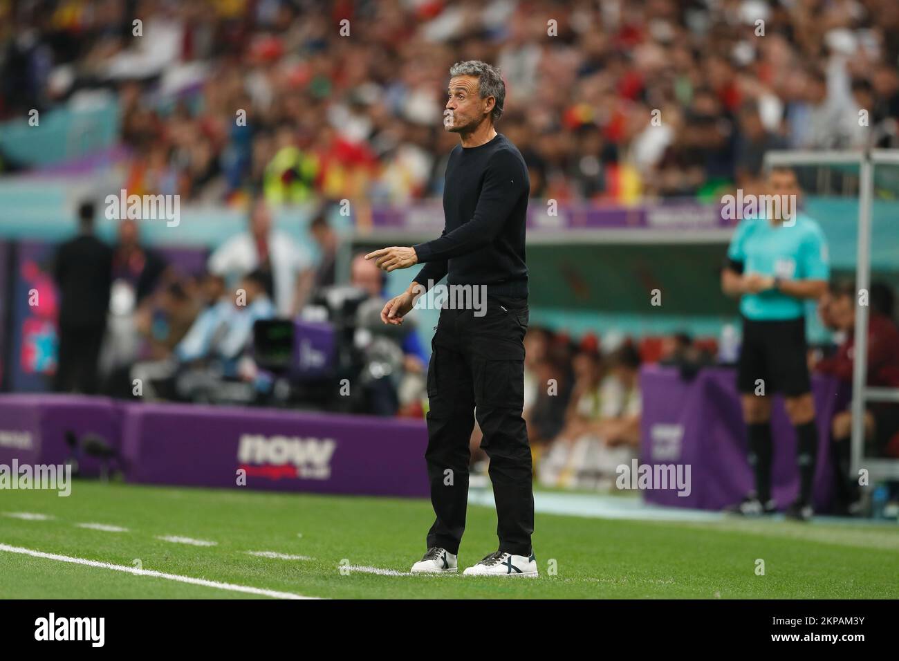Al Khor, Qatar. 27th Nov, 2022. Luis Enrique (ESP) Football/Soccer ...