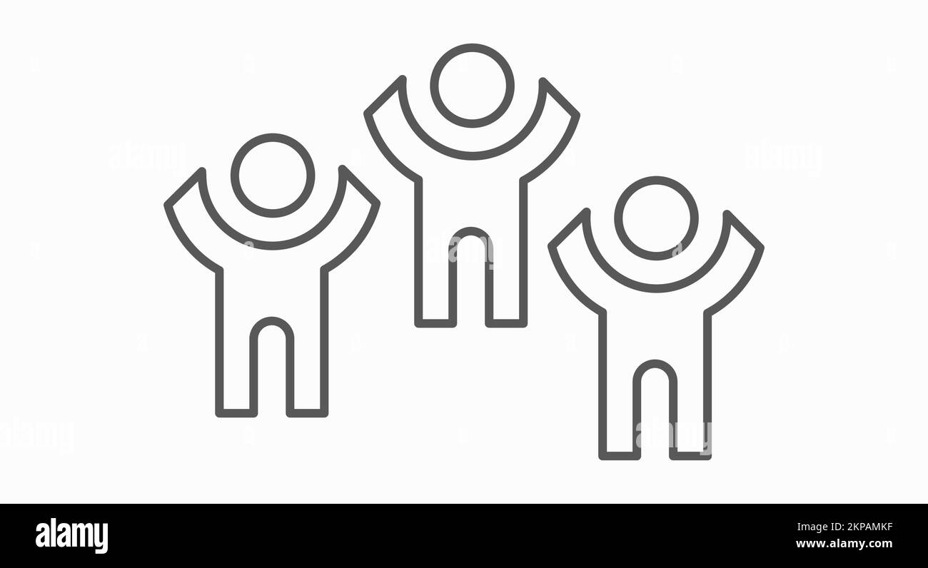 Stick figure dance hi-res stock photography and images - Alamy